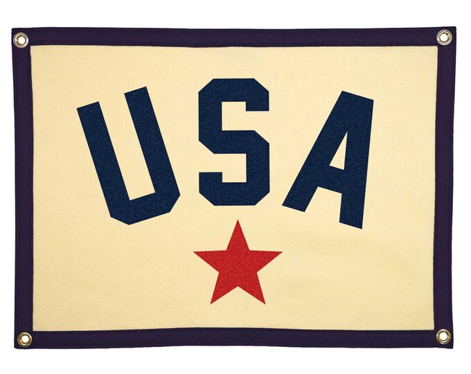 USA Camp Flag - Etsy
