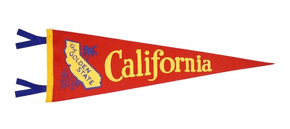 California Pennant | Etsy