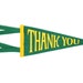 Thank You Greeting Card & Matching Mini Pennant - Etsy