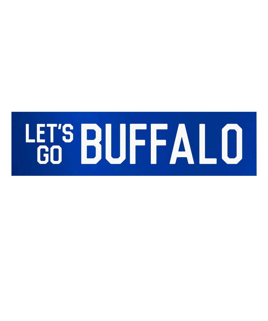 Let's Go Buffalo Bumper Sticker - Etsy
