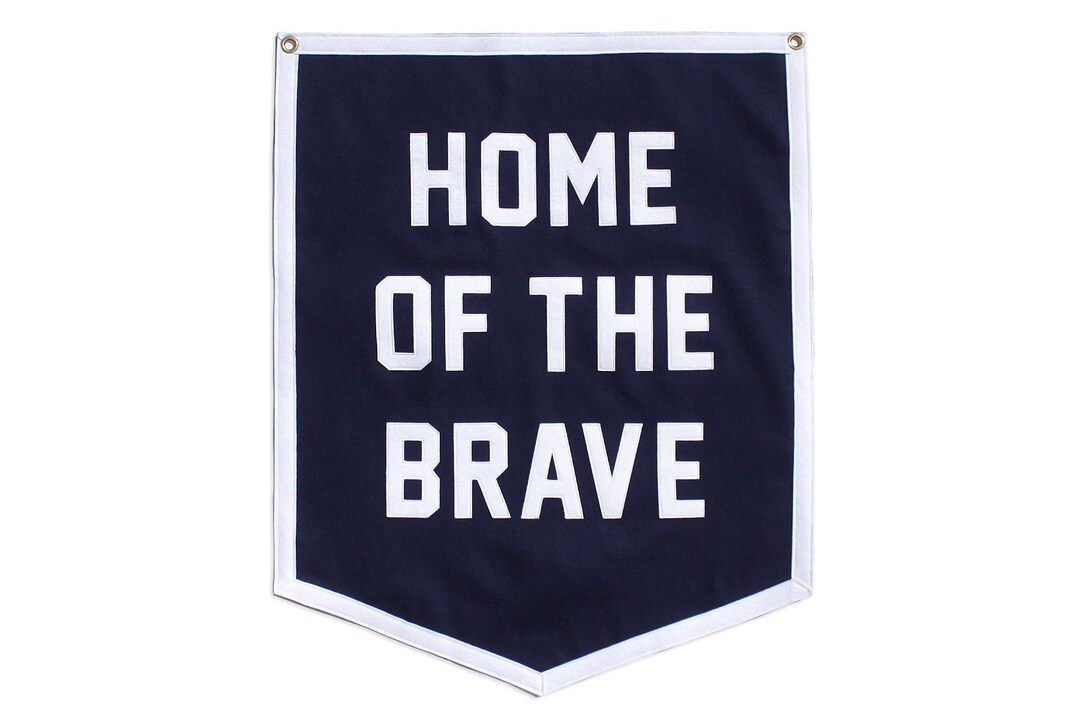 Home of the Brave Championship Banner - Etsy