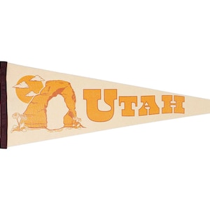 Utah Pennant - Etsy