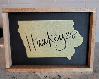 Iowa Hawkeye Sign | Etsy