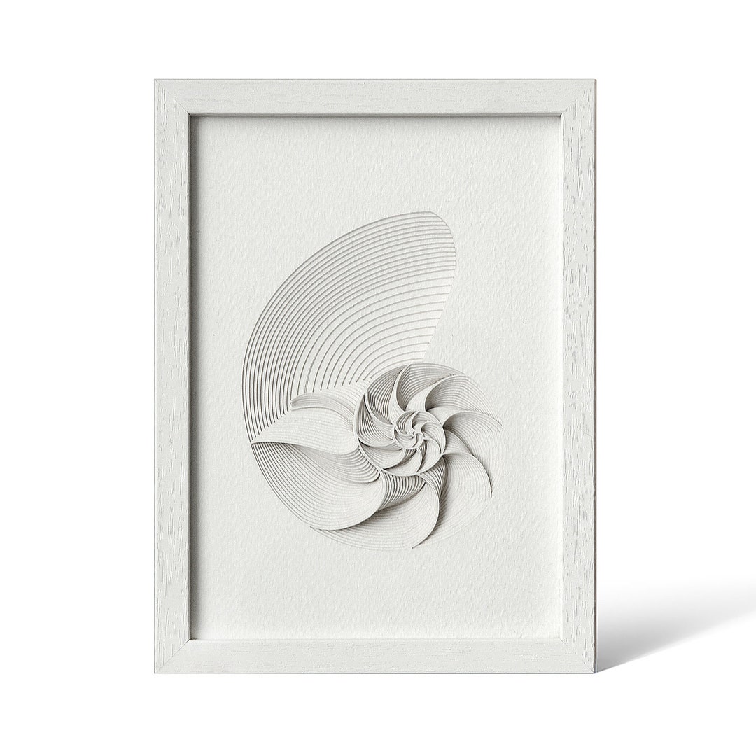 Nautilus, Paper Art IDEAL GIFTS A5 Frame - Etsy