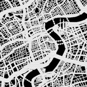 Paper Cut Map Shanghai, 12×12 In. Paper Art IDEAL GIFTS - Etsy