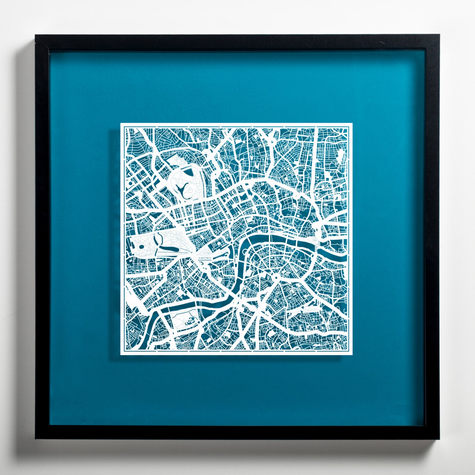 Paper Cut Map London 1212 In. Paper Art IDEAL GIFTS - Etsy
