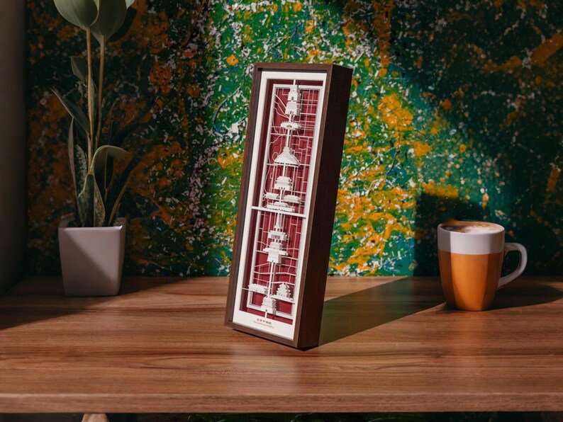 Beijing Central Axis Paper Art Paper-cut, Paper Art IDEAL GIFTS - Etsy