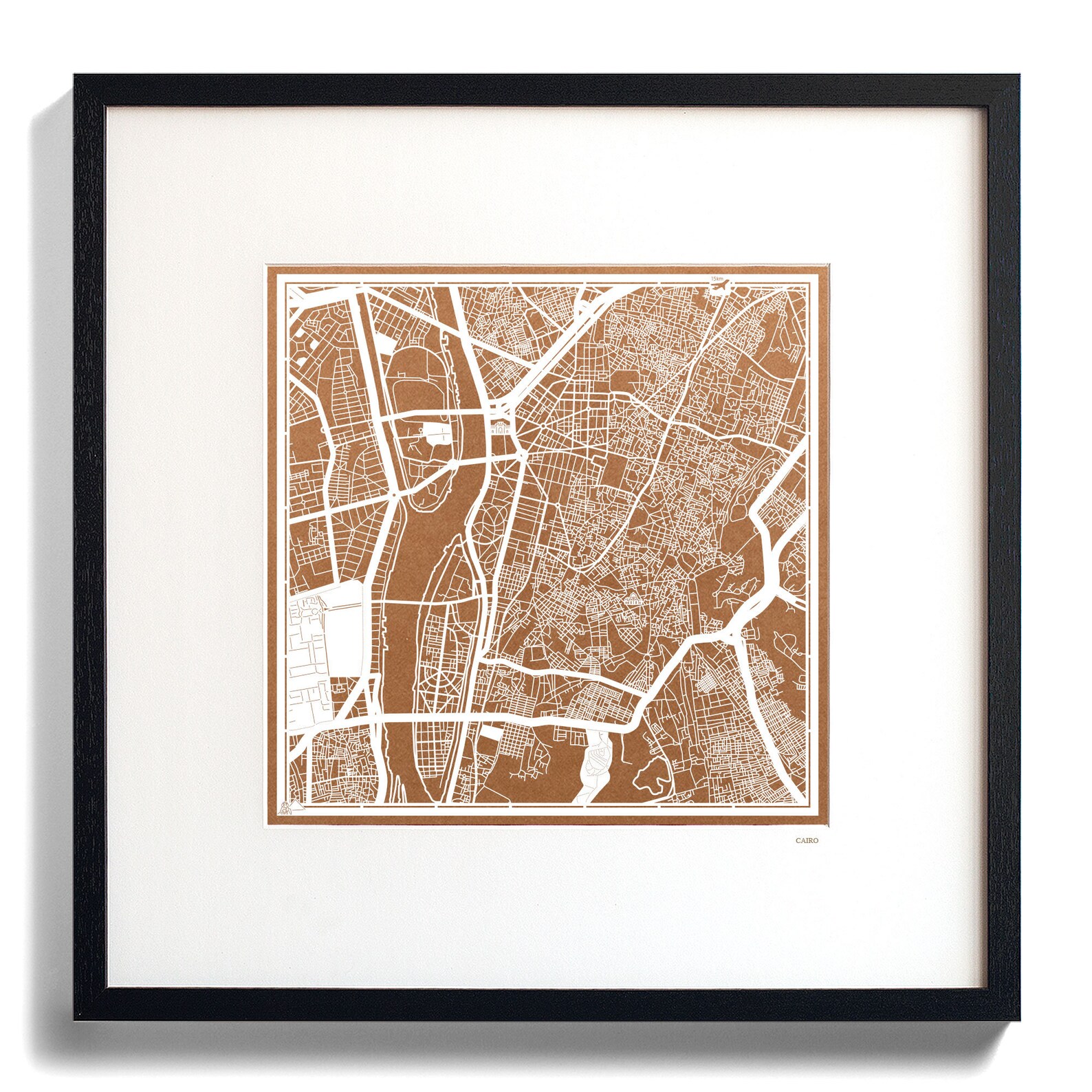 Paper Cut Map Cairo 1212 In. Paper Art IDEAL GIFTS - Etsy