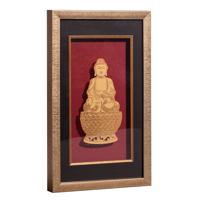 Paper-cut Buddha Statue Paper Art IDEAL GIFTS Framed - Etsy
