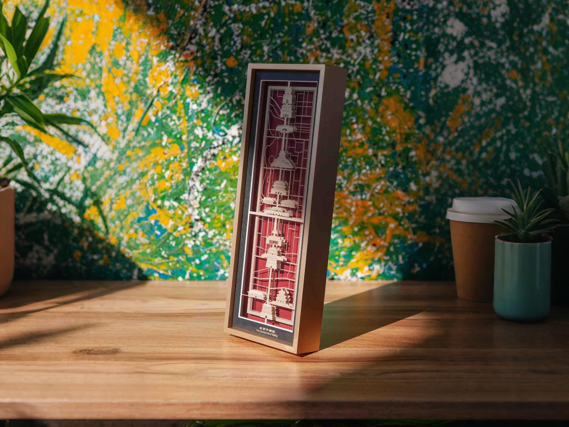 Beijing Central Axis Paper Art Paper-cut, Paper Art IDEAL GIFTS - Etsy