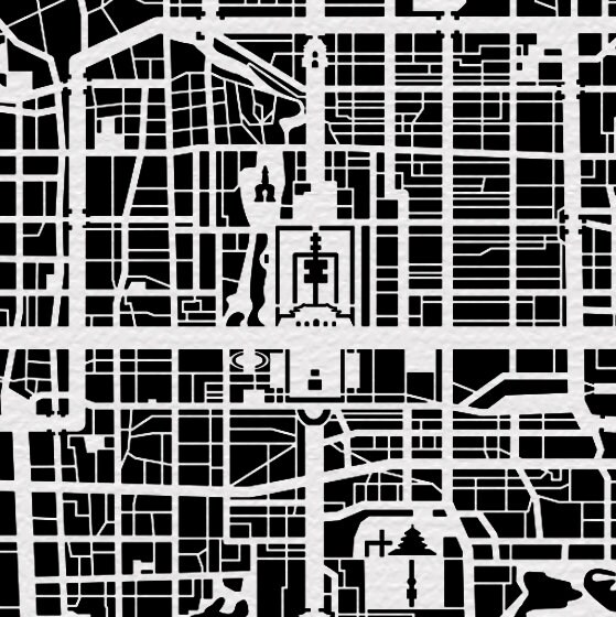 Paper Cut Map Beijing 1212 In. Paper Art IDEAL GIFTS - Etsy