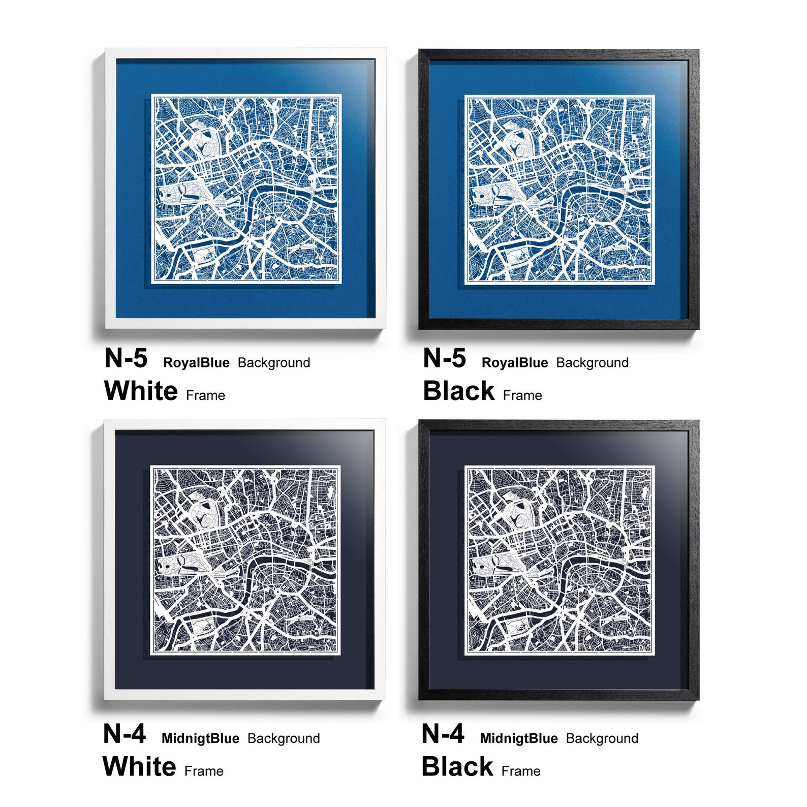 Custom 3D Framing Map 4747cm Frame With 3030cm Map. 12 - Etsy