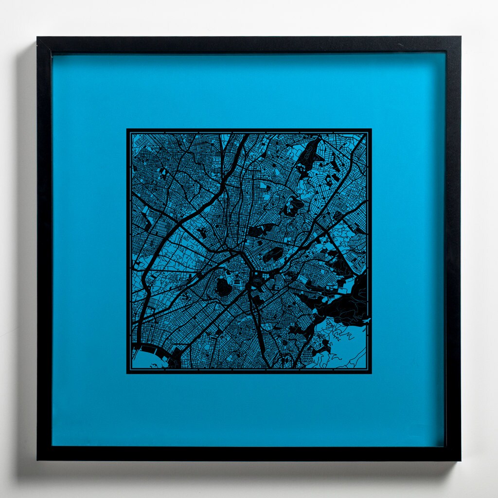 Paper Cut Map Athens 1212 In. Paper Art IDEAL GIFTS - Etsy