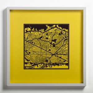 Paper Cut Map Barcelona, 12×12 In. Paper Art IDEAL GIFTS - Etsy