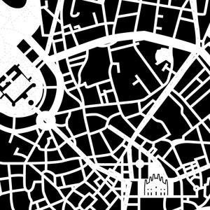 Paper Cut Map Milan 12×12 In. Paper Art IDEAL GIFTS - Etsy