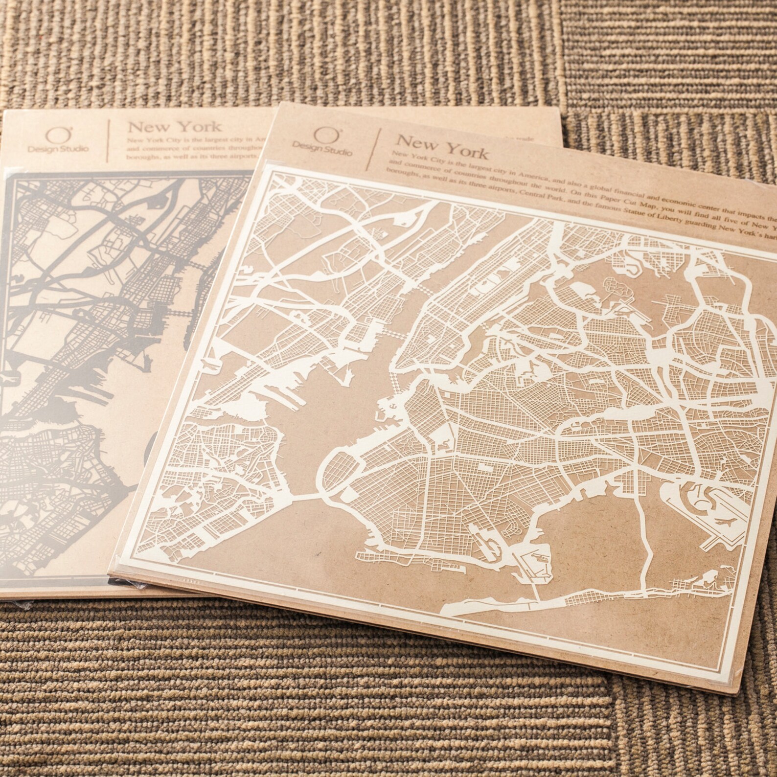 Paper Cut Map New York, 12×12 In. Paper Art IDEAL GIFTS - Etsy