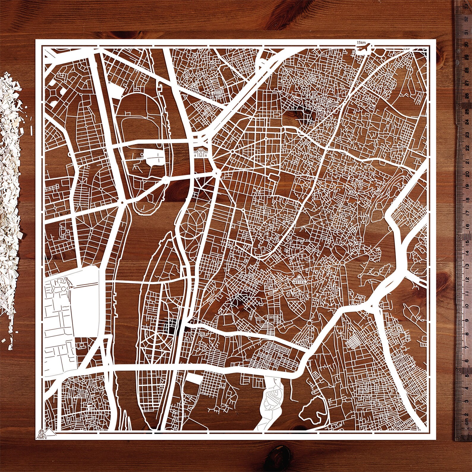 Paper Cut Map Cairo 1212 In. Paper Art IDEAL GIFTS - Etsy