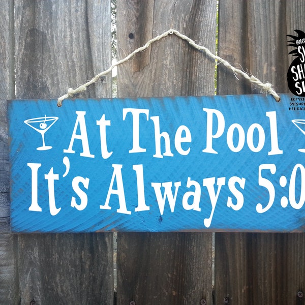 Funny Pool Signs - Etsy
