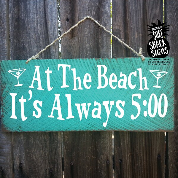 Wooden Beach Signs - Etsy