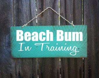 Beach Bum Sign - Etsy