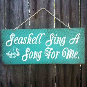 Seashell Sign Beach Sign Beach House Decor Surf Decor Surf - Etsy