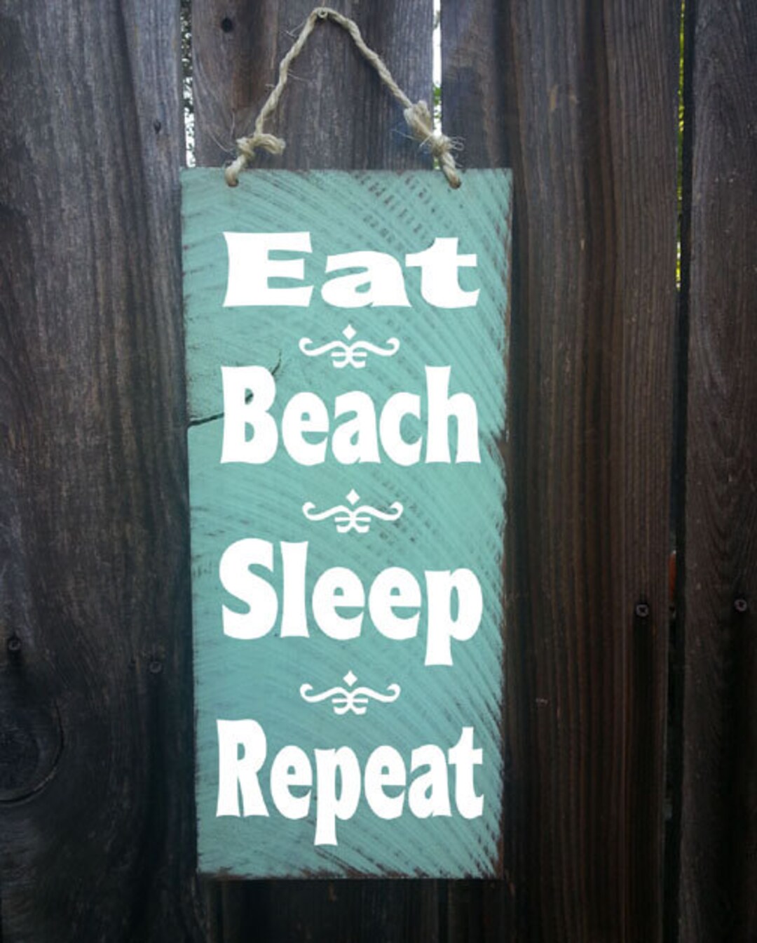 Beach Sign, Beach Decor,eat Sleep Beach Repeat Sign, Beach House Decor ...