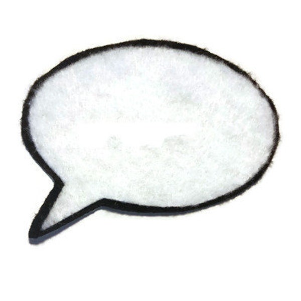 Speech Bubble Patch - Etsy