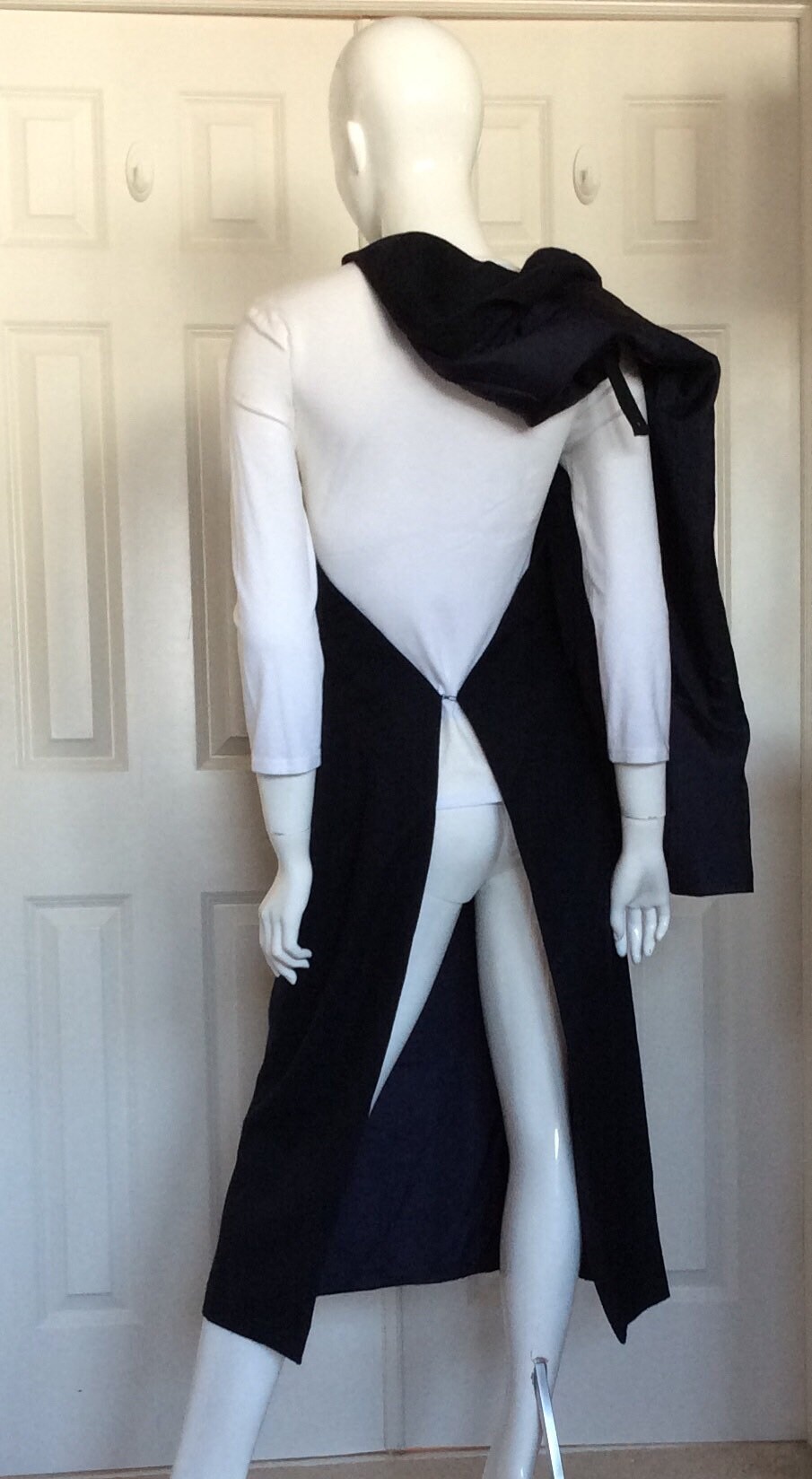 Susan Lazar Vintage 2000 Wool Empire “apron” Style Wrap Dress With ...