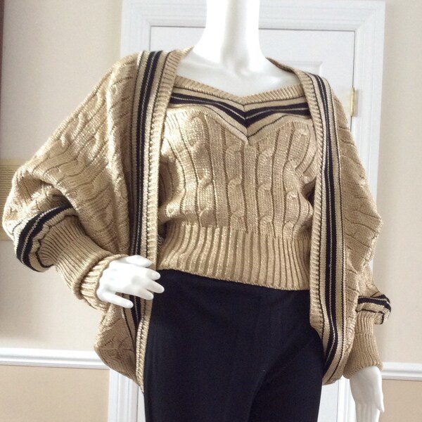 Knit Twin Set - Etsy