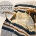 CROCHET PATTERN - the Seaside Blanket Instant Download PDF, Chunky ...