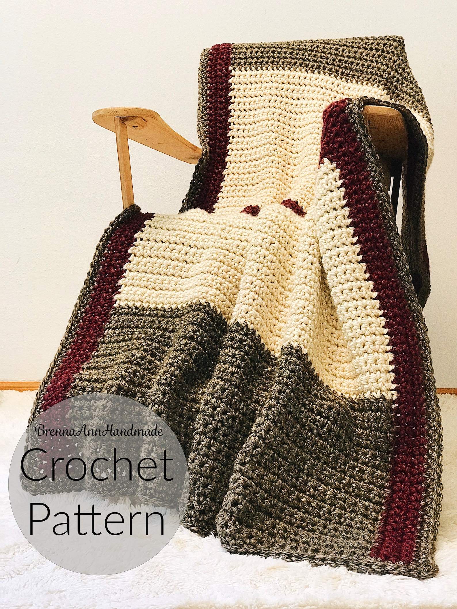 CROCHET PATTERN the Harvest Blanket Instant Download PDF | Etsy