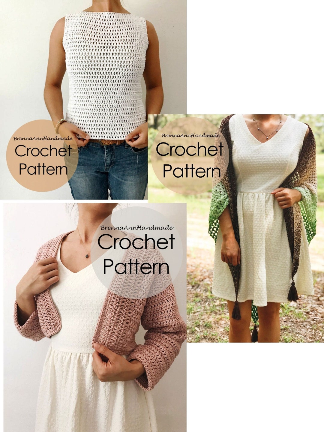 CROCHET PATTERN BUNDLE - 25 Instant Downloads, the Spring Crochet ...