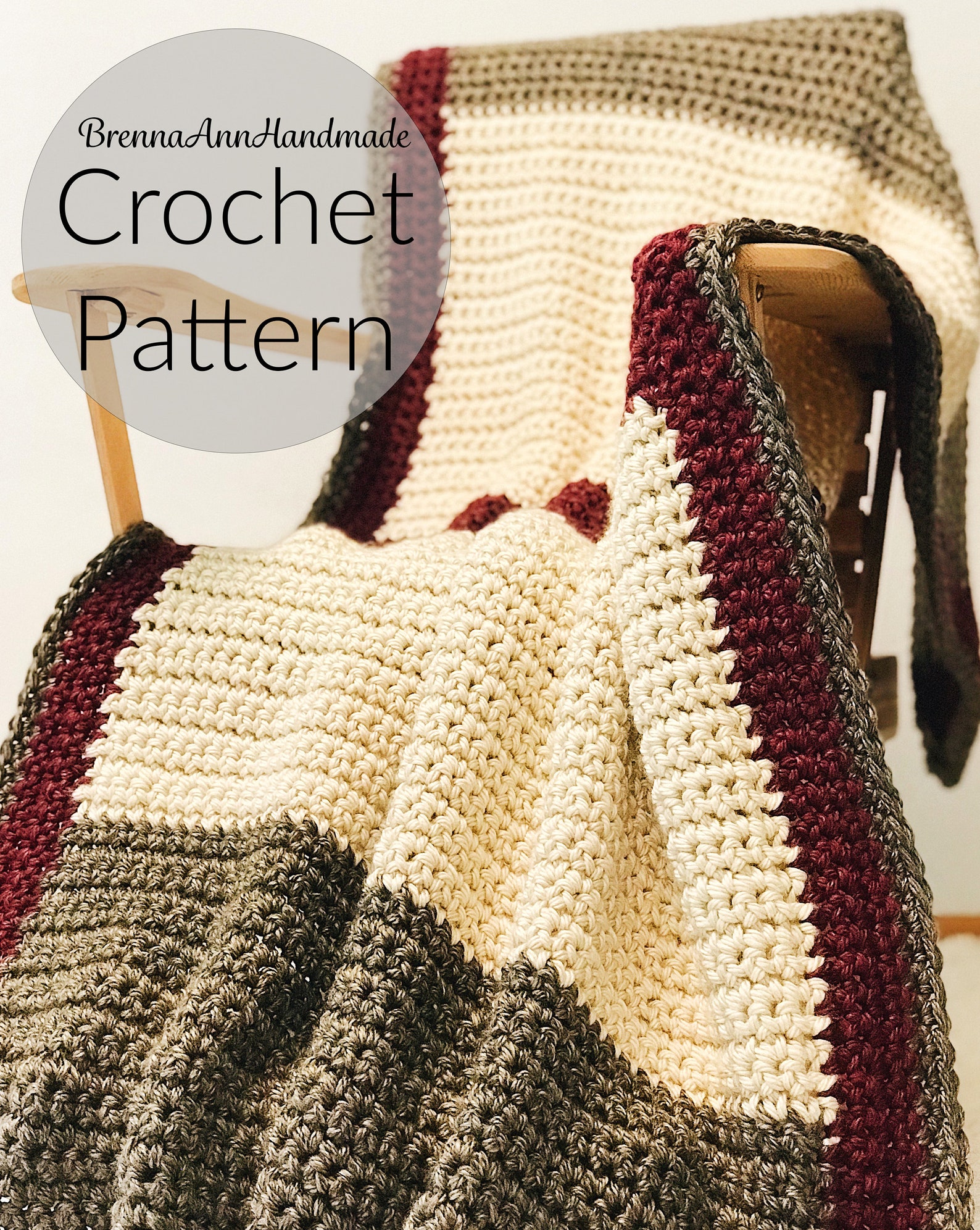 CROCHET PATTERN the Harvest Blanket Instant Download PDF | Etsy