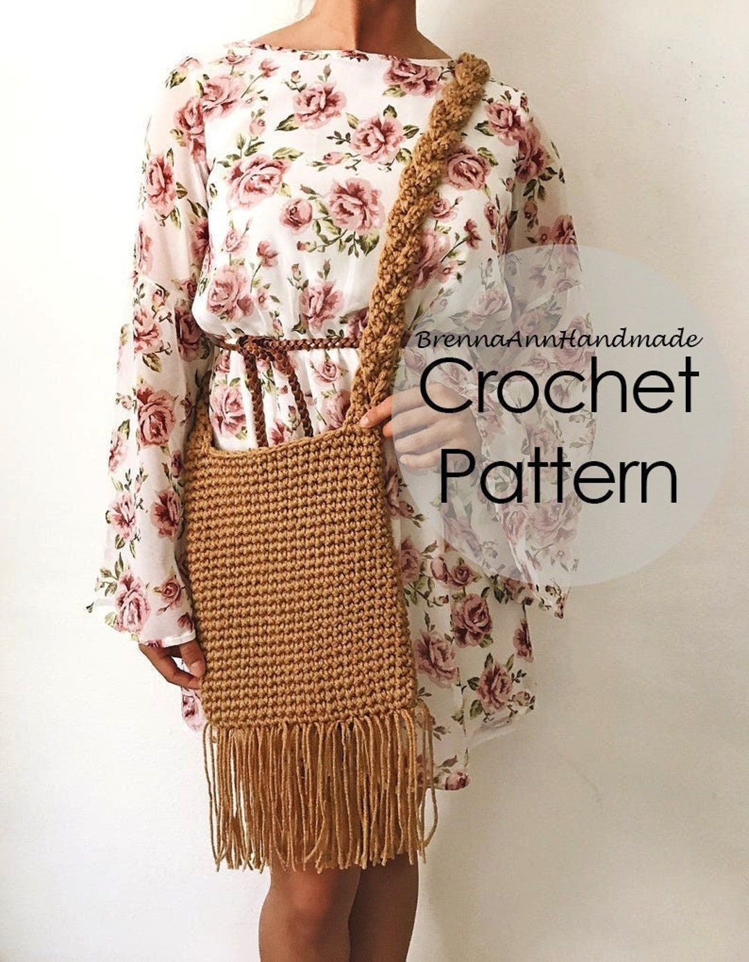 CROCHET PATTERN - the Boho Fringe Crochet Bag / Tote / Purse - Instant ...