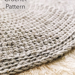 CROCHET PATTERN - the Classic Circle Rug, Instant Download PDF ...