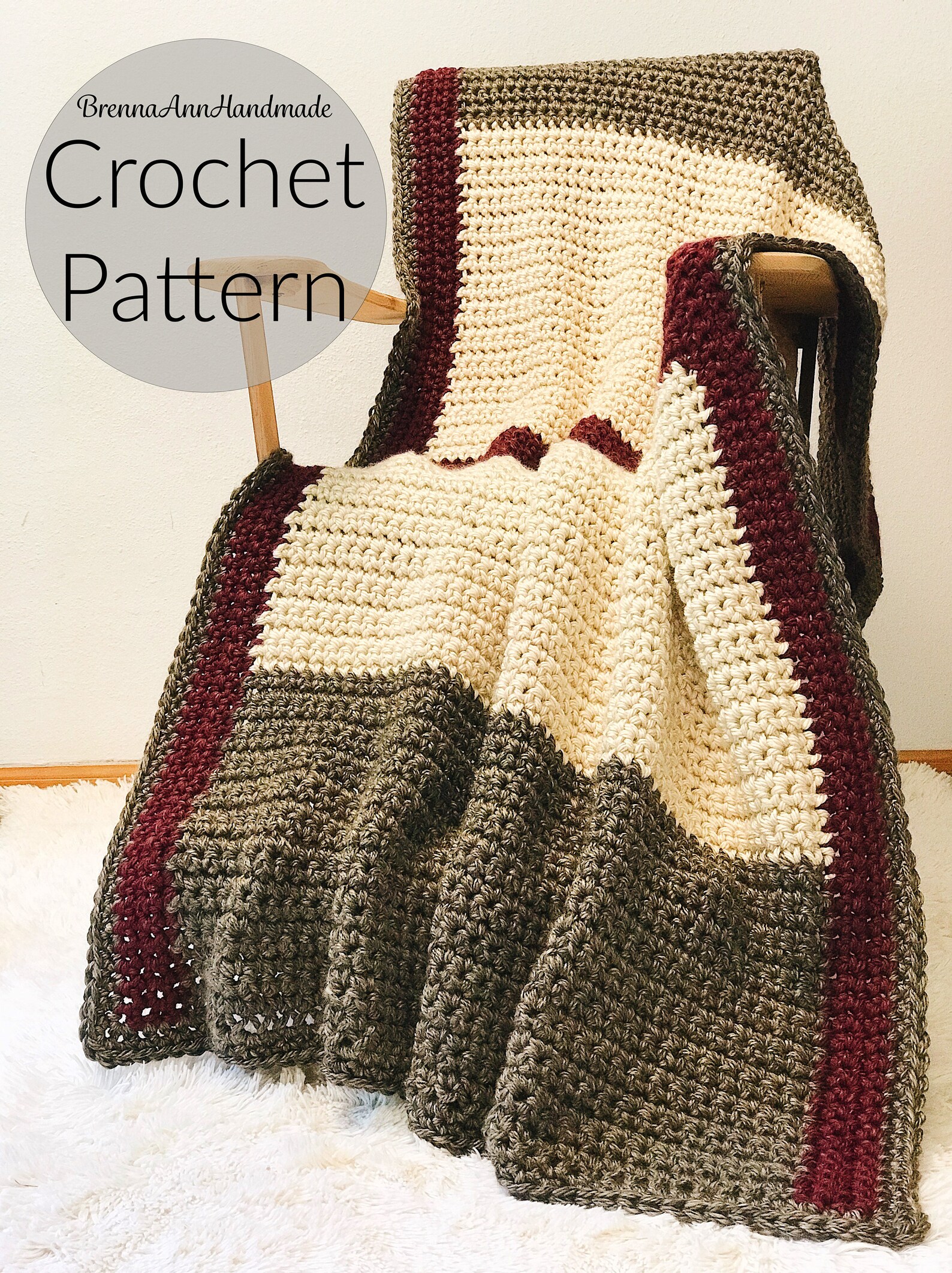 CROCHET PATTERN the Harvest Blanket Instant Download PDF | Etsy