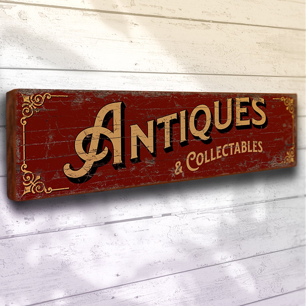 Antiques And Collectables Sign