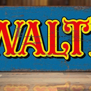 Waltzer Fairground Ride Old Vintage Style Fun Fair Sign. Solid Wood ...