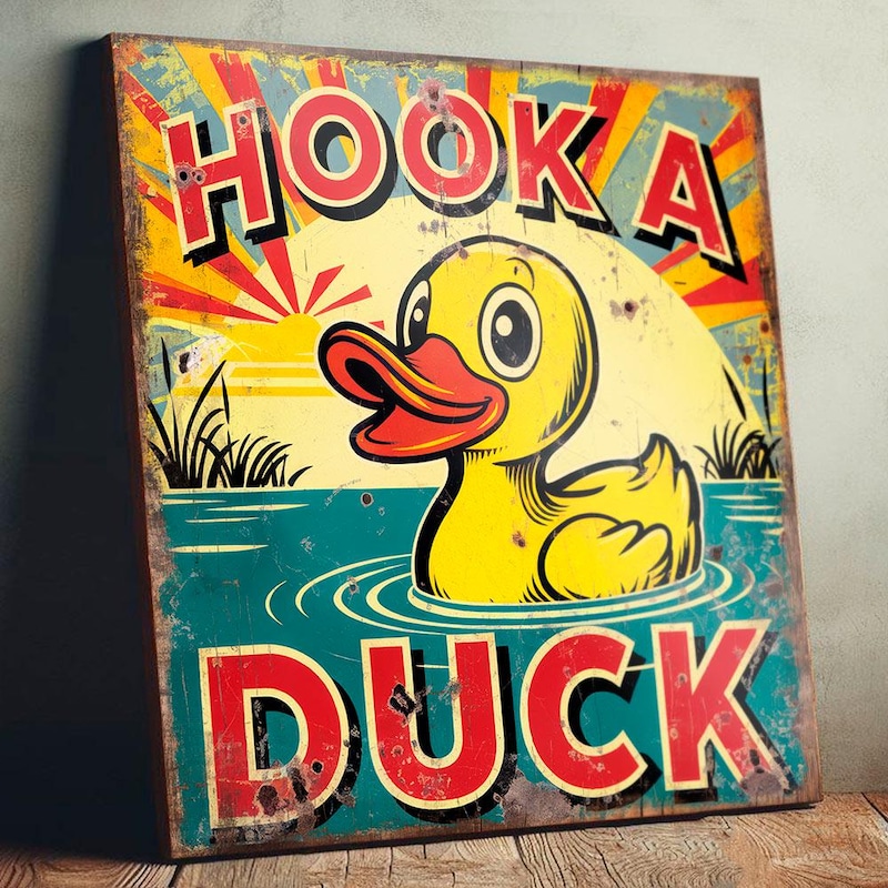 Duck Sign Antique - Etsy UK