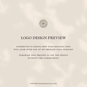 Logo Preview | Add on | Premade Logo Preview | Logo Design | Custom ...