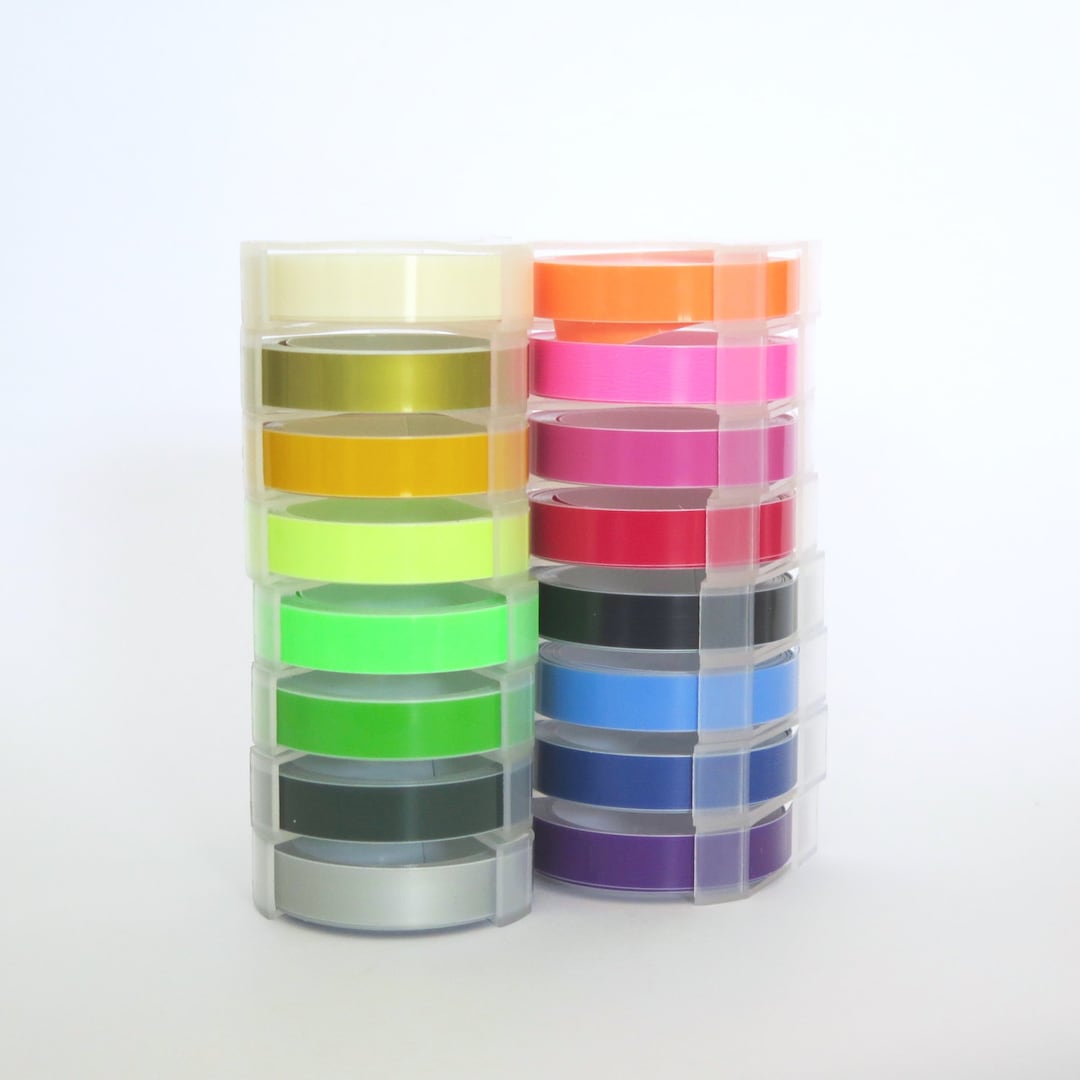 Motex Refill Retro Embossing Label Maker Tape - Etsy