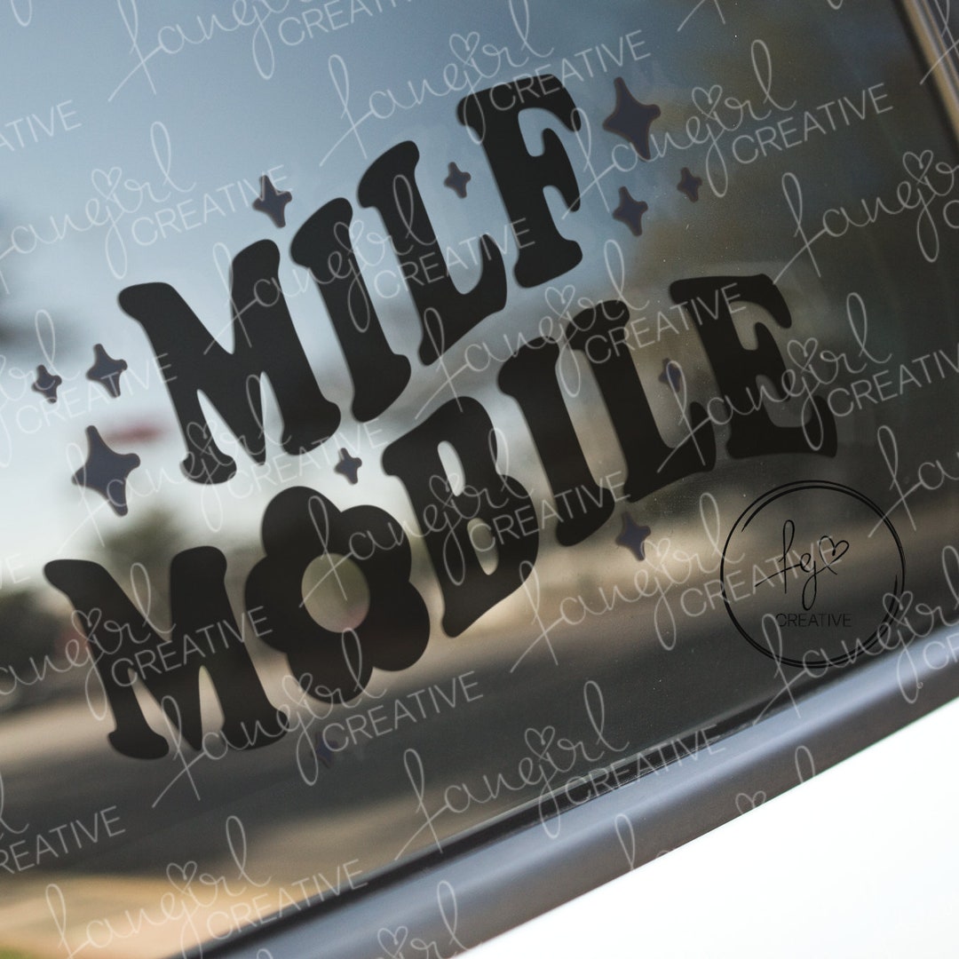 MILF Mobile Decal Sticker - Etsy