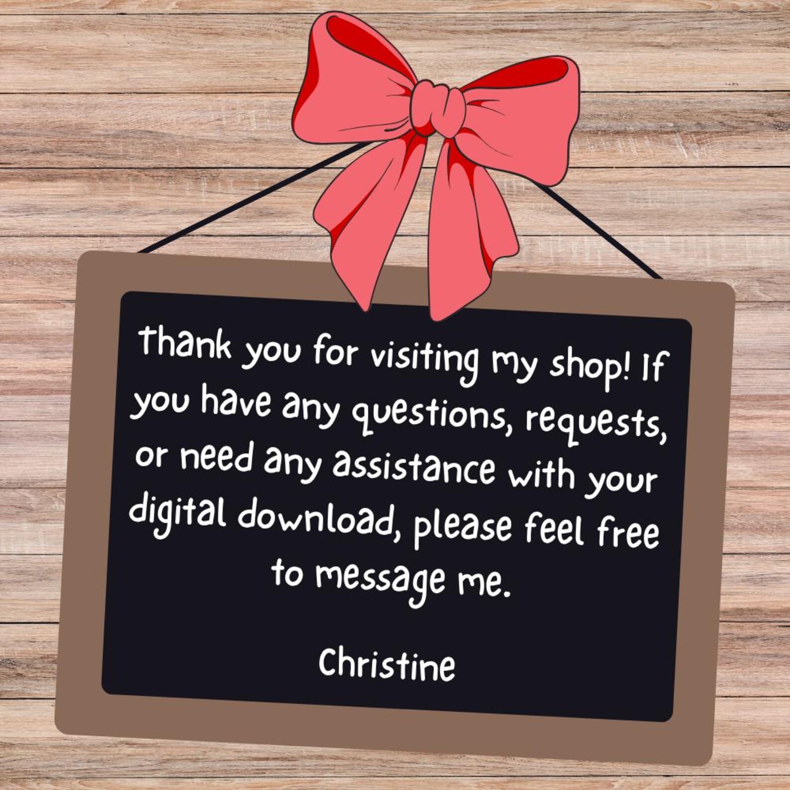 Set of 4 Teacher Christmas Gift Tags | Holiday Present Labels (digital ...