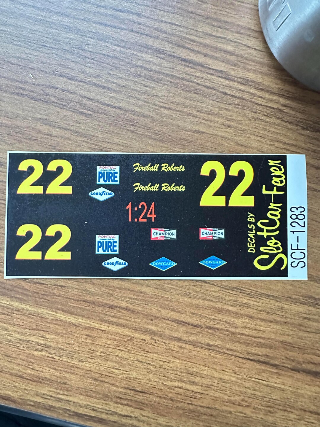 Fireball Roberts 1960 Pontiac Tempest Model Car/slot Car Decals 1283 - Etsy