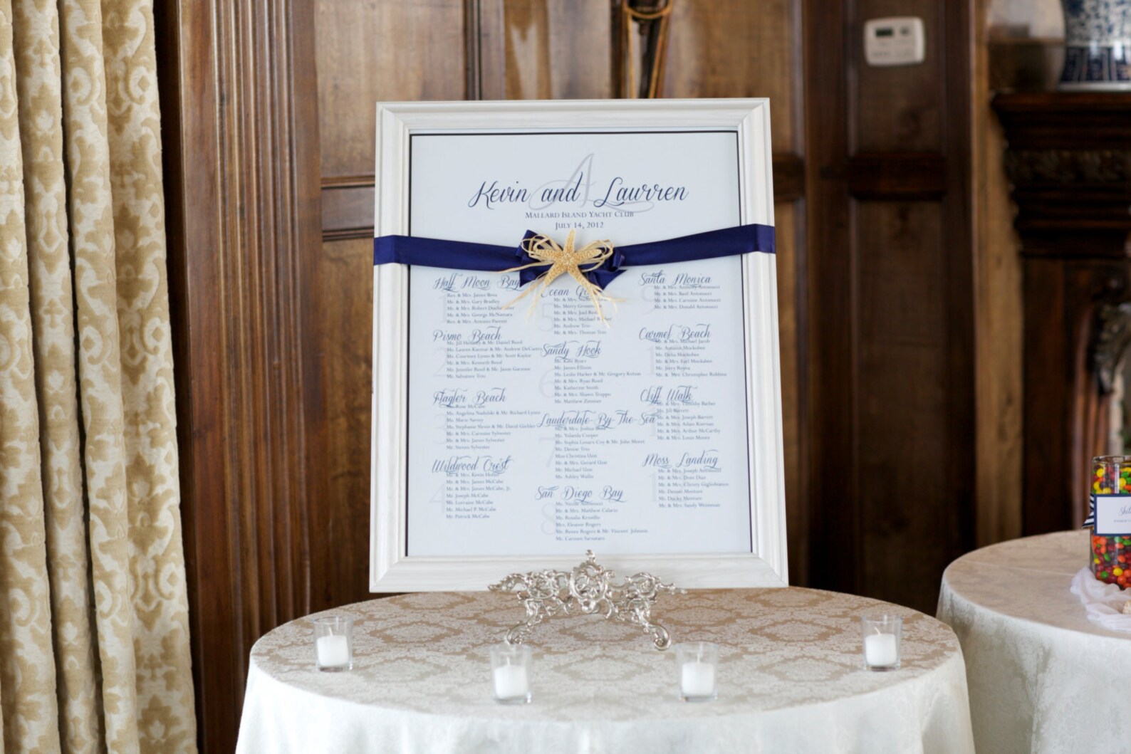 Nautical Wedding Printable Seating Chart Poster 12x18 - Etsy