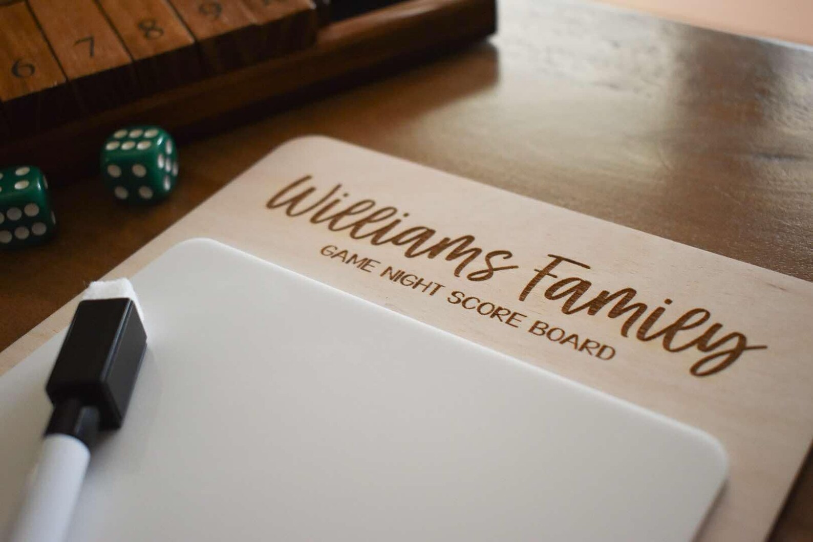 Personalized Family Game Night Score Board. Game Night Score Card ...