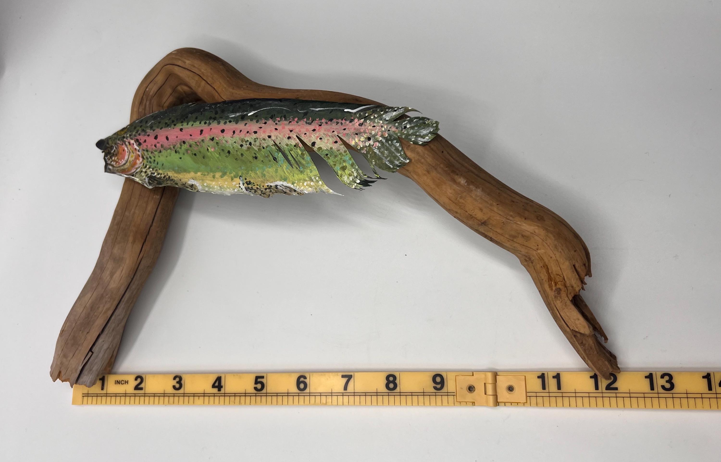 Hand Painted Fish on a Feather - Etsy