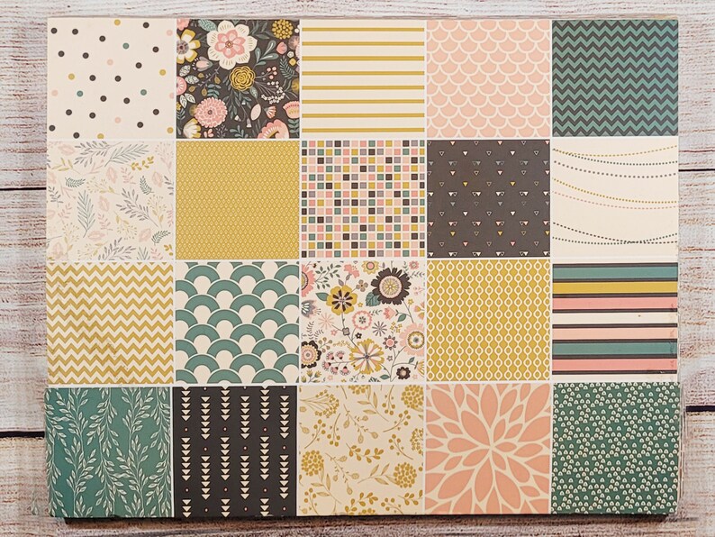 Retro Paper Cut Out Letters Scrapbook Block Letters Alphabet - Etsy