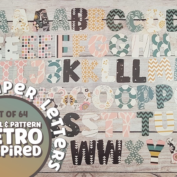 Stand Alone Letters - Etsy