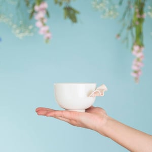 Small Multifunctional Porcelain Bowl for Coffee or Tea - Etsy